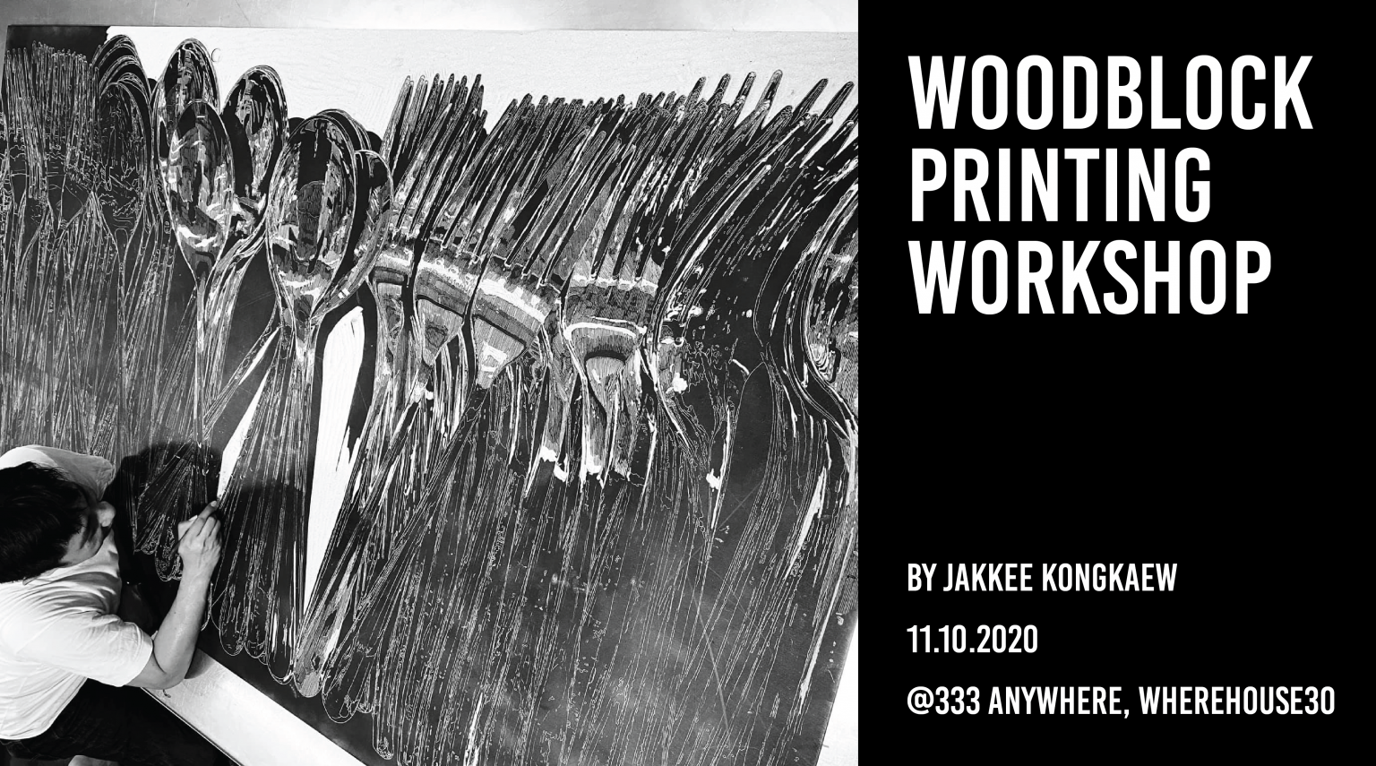 Woodblock Printing Workshop By Jakkee Kongkaew – WAREHOUSE 30